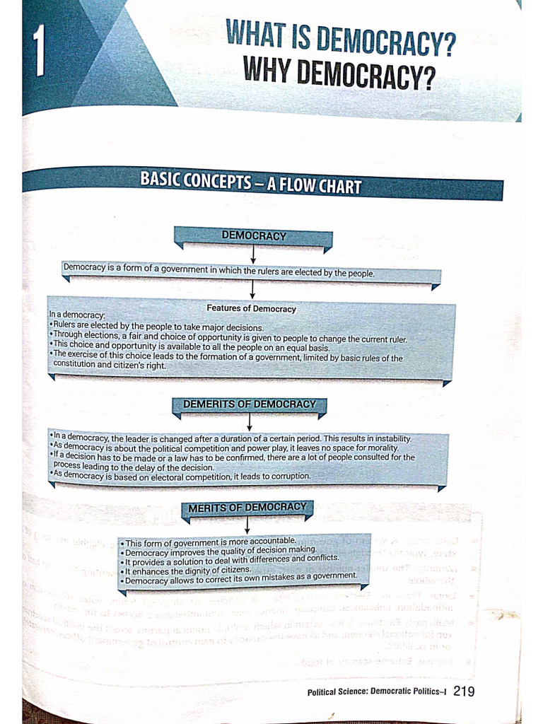 Chapter - 1 (What is Democracy) | PDF