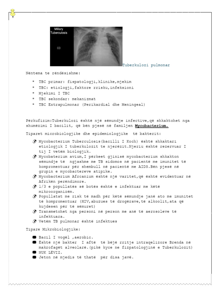16&17 Tuberkulozi | PDF