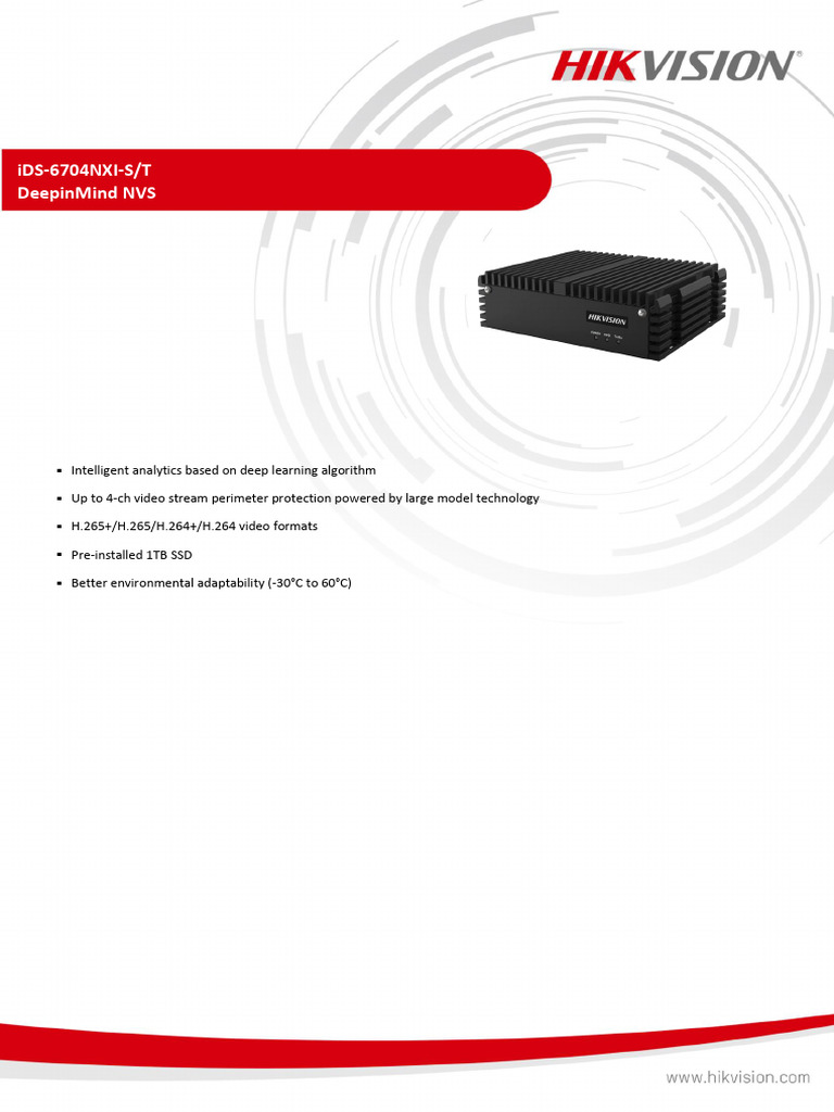 02 iDS-6704NXI-S - T - Datasheet - 20240410 | PDF