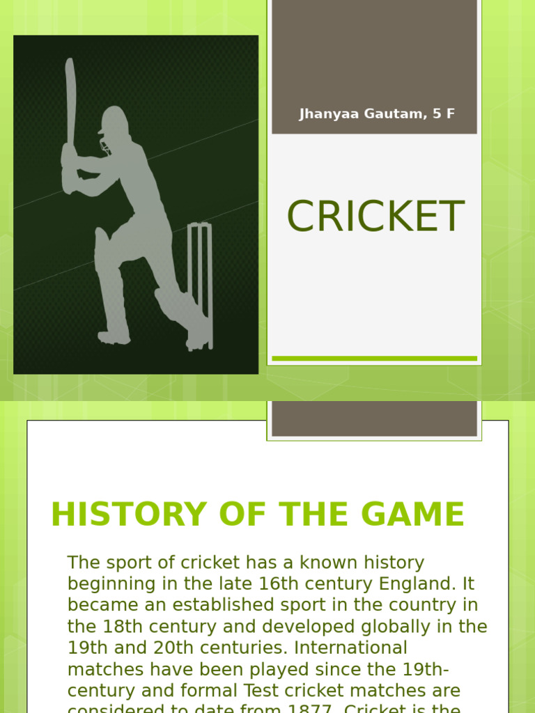 Cricket | PDF