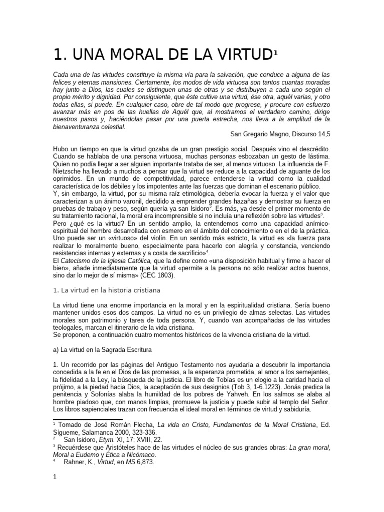 01 La virtud | PDF