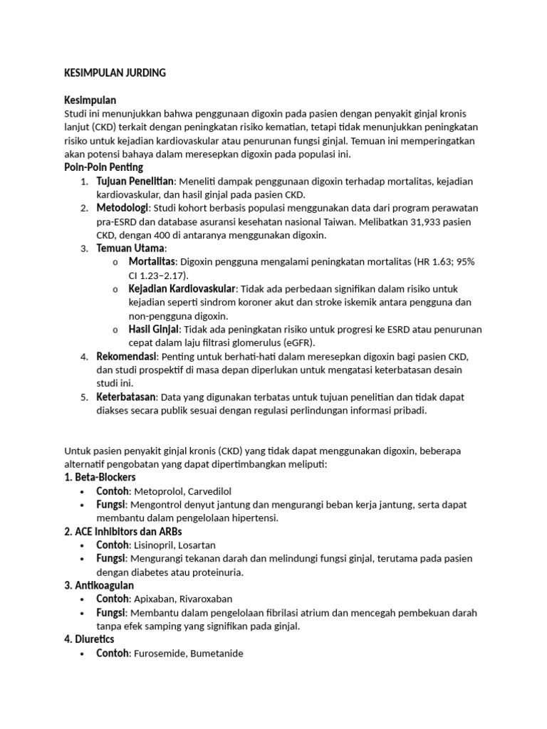 Kesimpulan Jurding | PDF