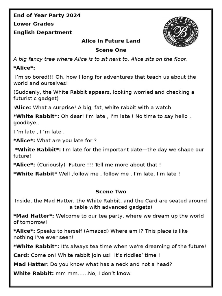 Alice in Future Land -final | PDF