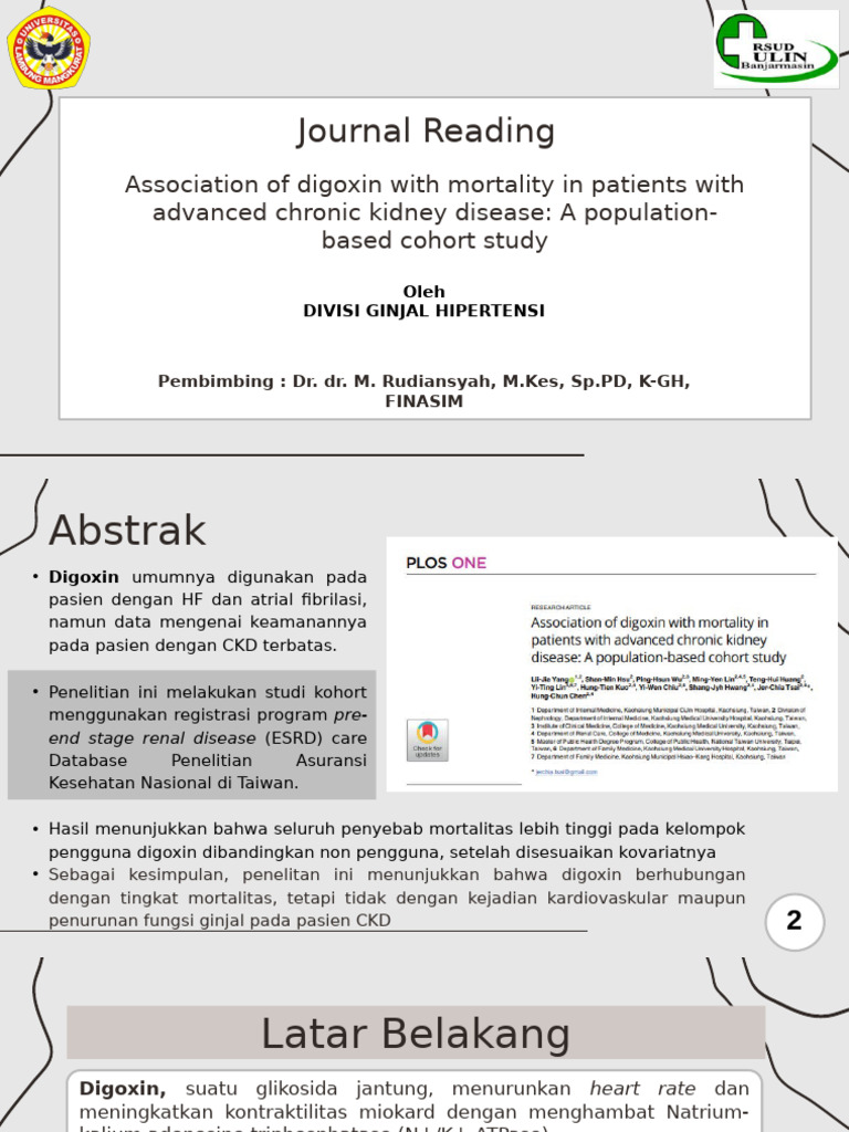 Jurding Digoxin Nefro | PDF