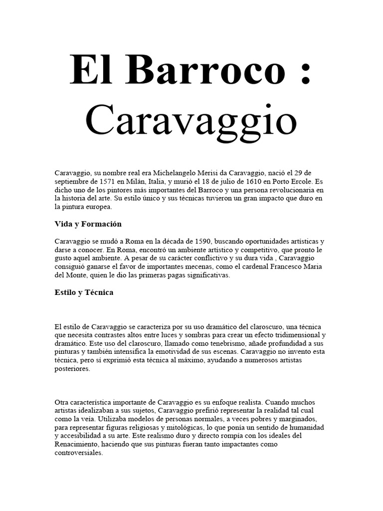 El Barroco | PDF