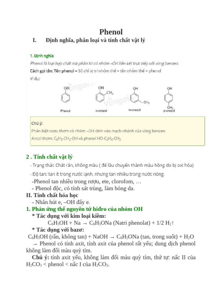 lthuyet Phenol | PDF