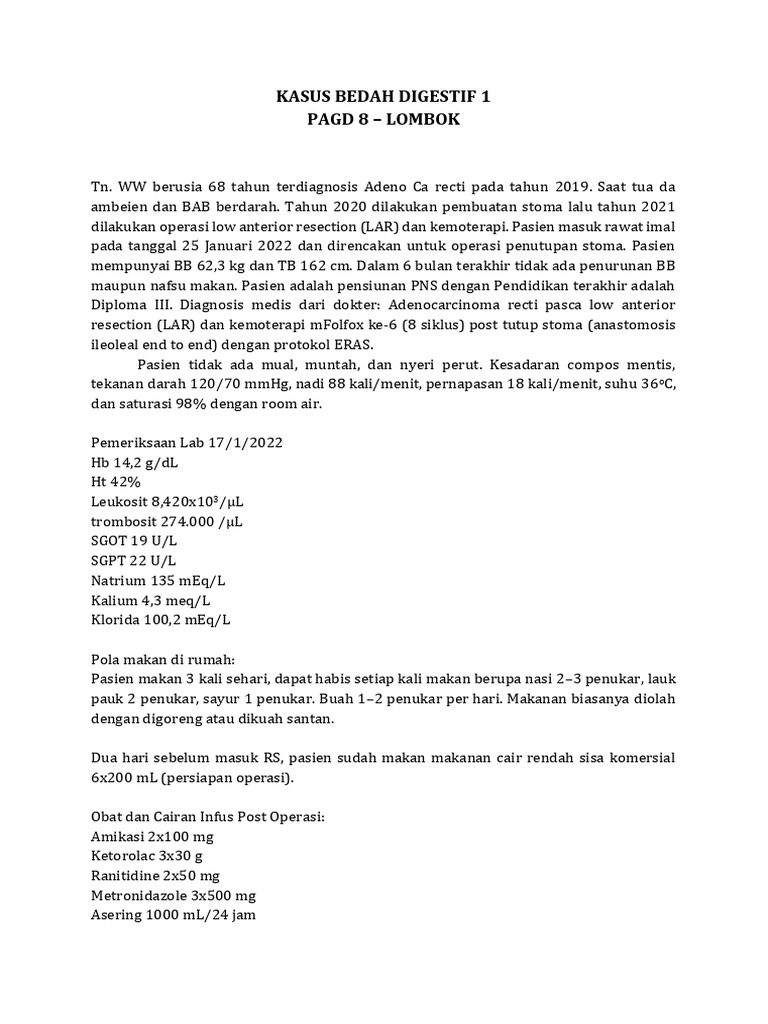 Kasus Bedah Digestif 1 | PDF