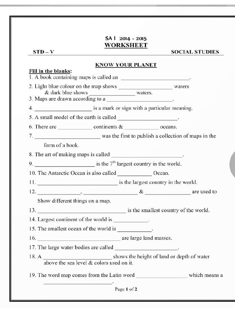 Your Practise Class 5 Ratna Sagar SST Class 5 | PDF