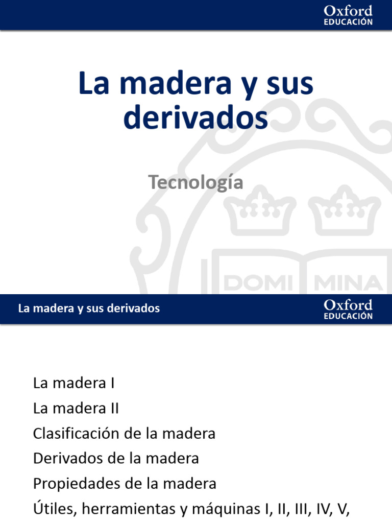 TEMA 3 La Madera | PDF