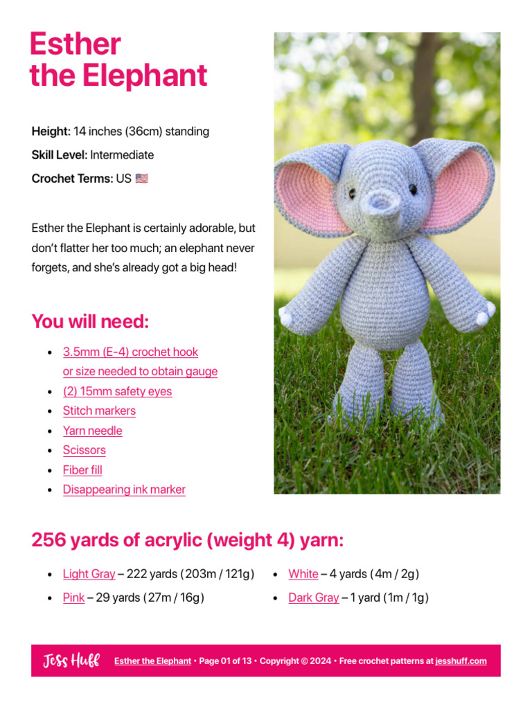 Esther The Elephant Jess Huff | PDF