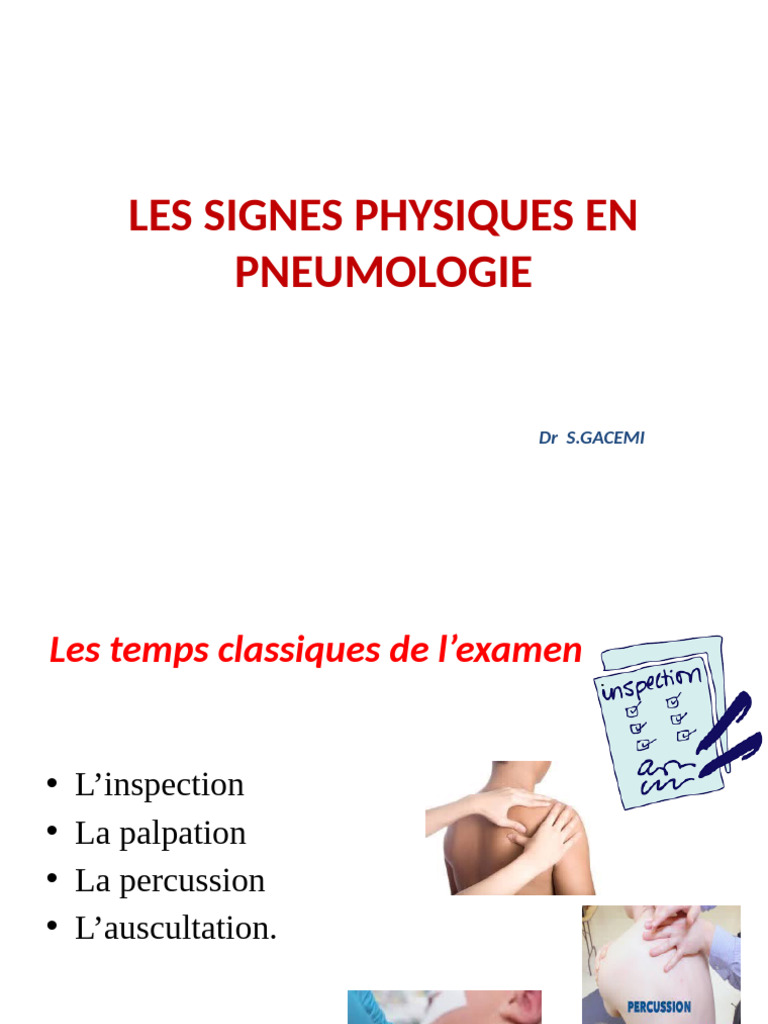 20-LES SIGNES PHYSIQUES Pneumo | PDF