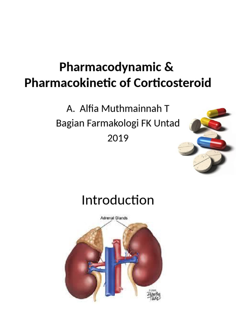 7.1 Pharmacodynamic & Pharmacokinetic of Corticosteroid | PDF