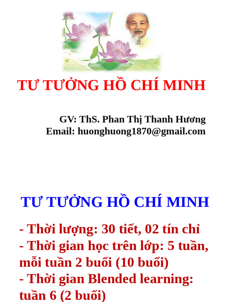 Gioi Thieu Mon Hoc - 30 Tiet - HK233 | PDF