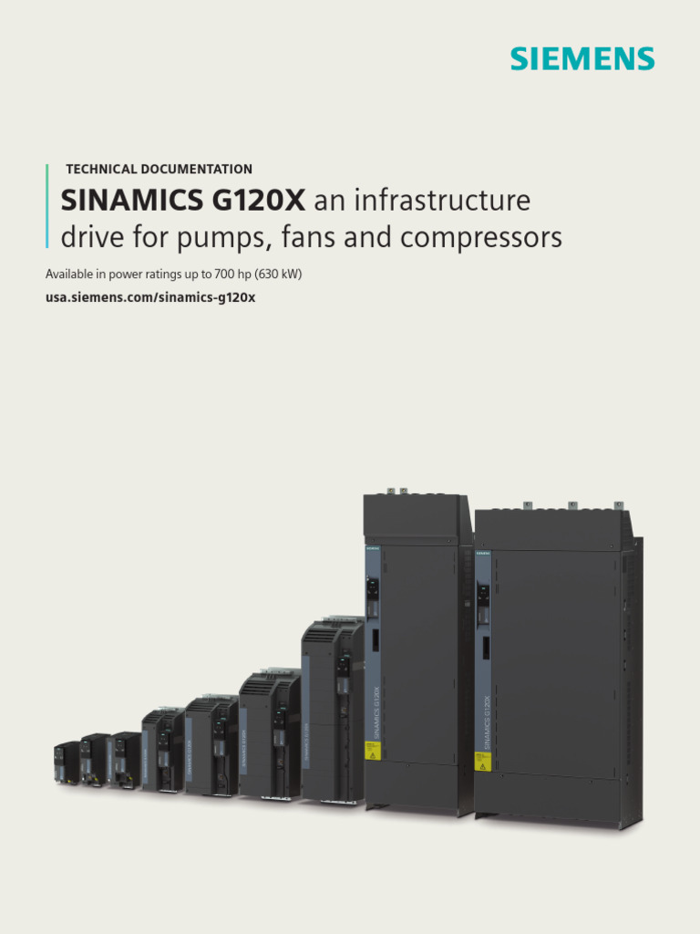 SINAMICS G120X Technical Brochure | PDF