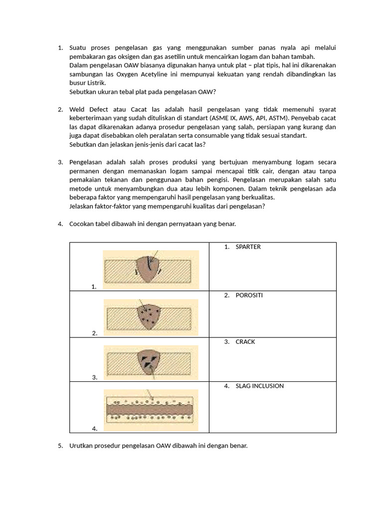 Soal Oaw Xi TPL | PDF