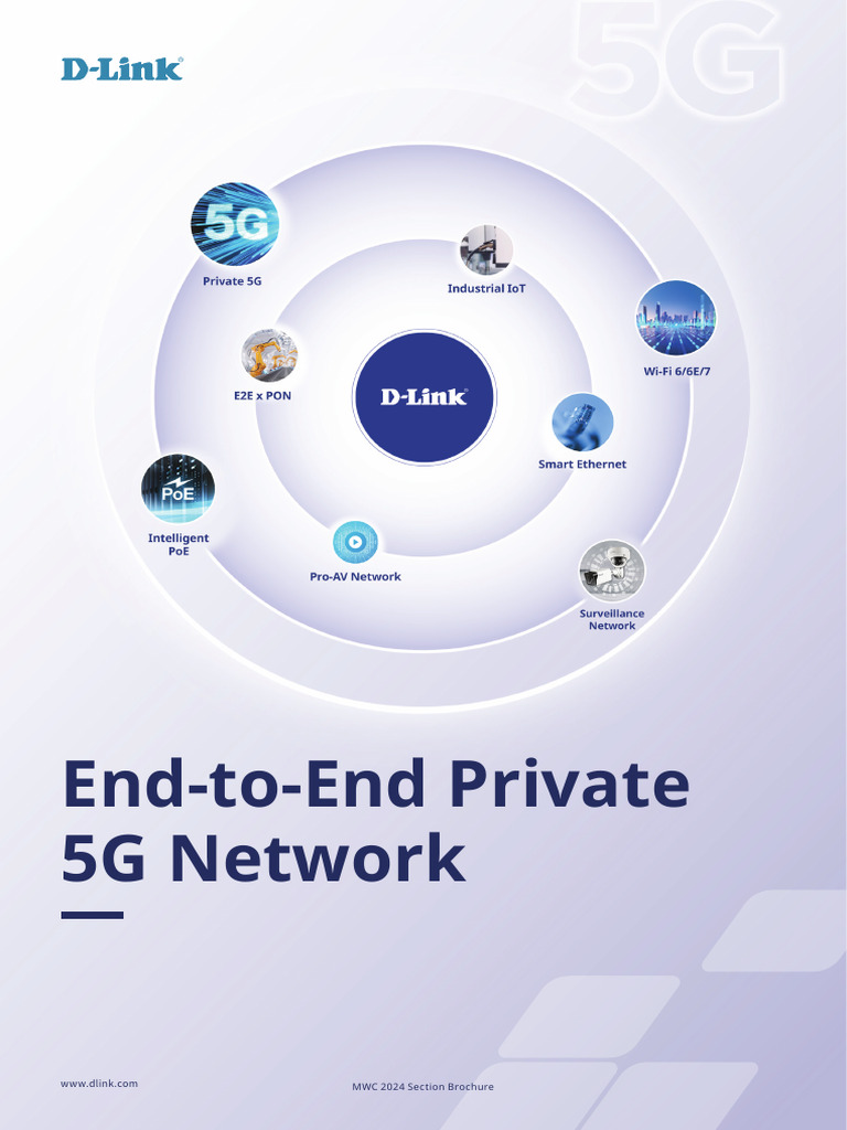 D Link MWC 2024 Brochure Private 5G Network | PDF