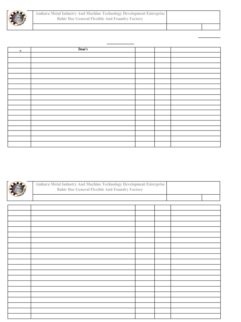 Tools Transfered To Biniyam | PDF