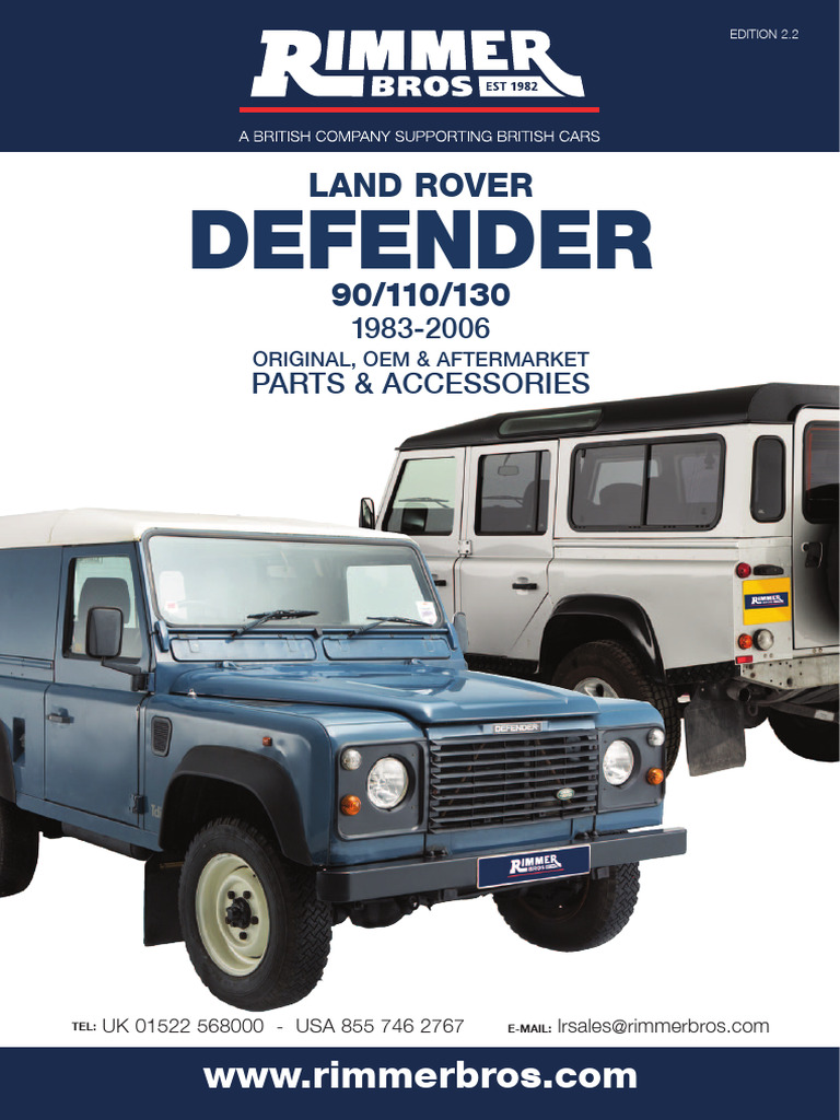 Defender 83 06 Catalogue | PDF