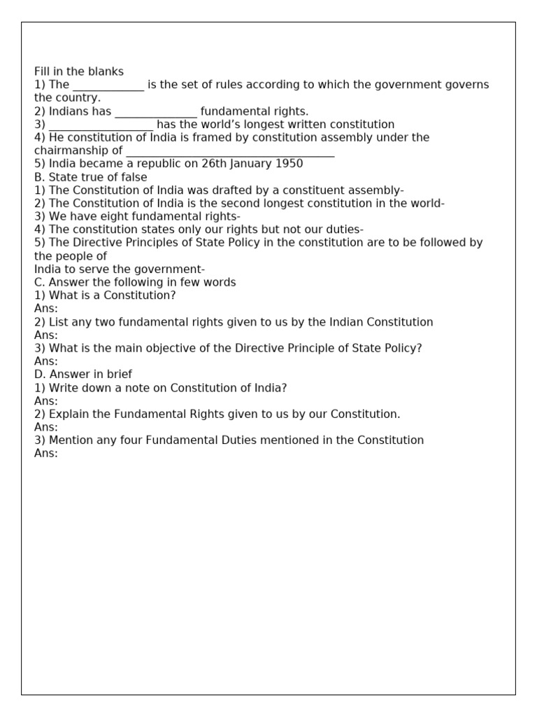 Worksheet Lesson -18 | PDF