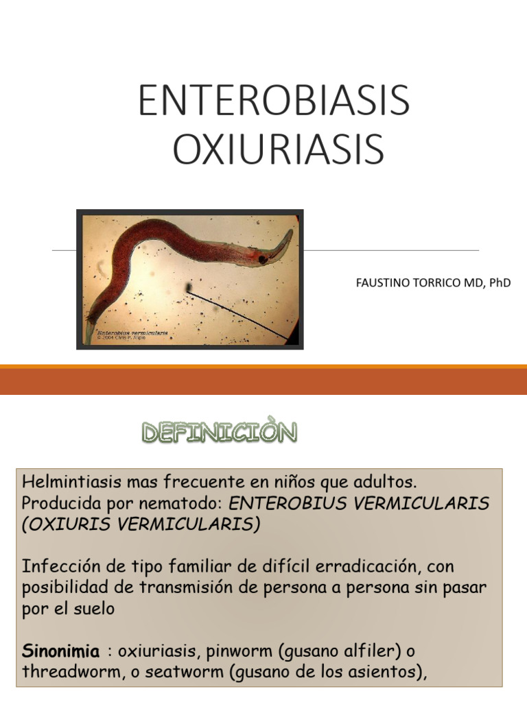 Oxiuriasis 2021 | PDF