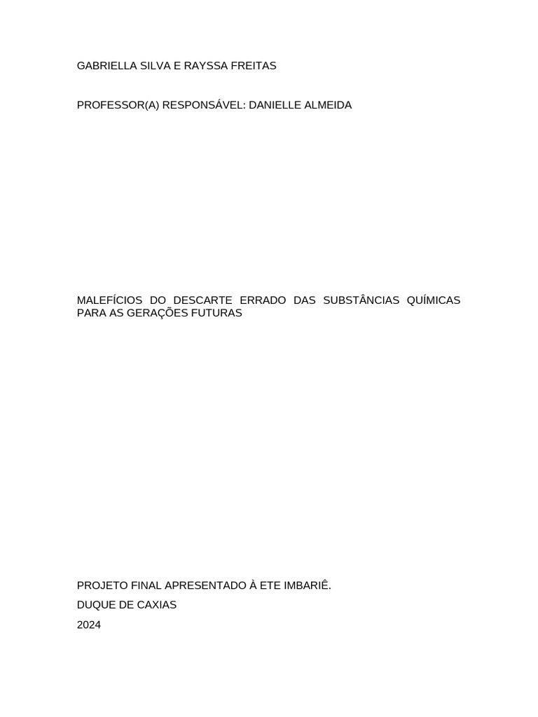 Projeto Final Gaby e Rayssa 1231..2 | PDF