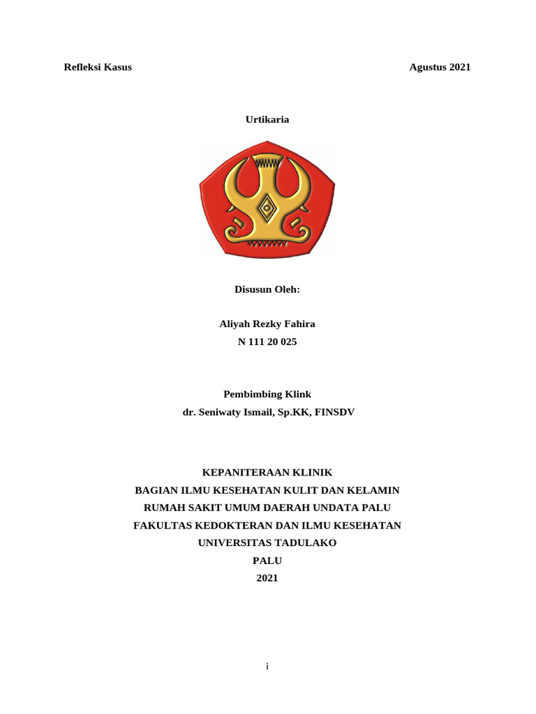 Refka 2 Urtikaria | PDF