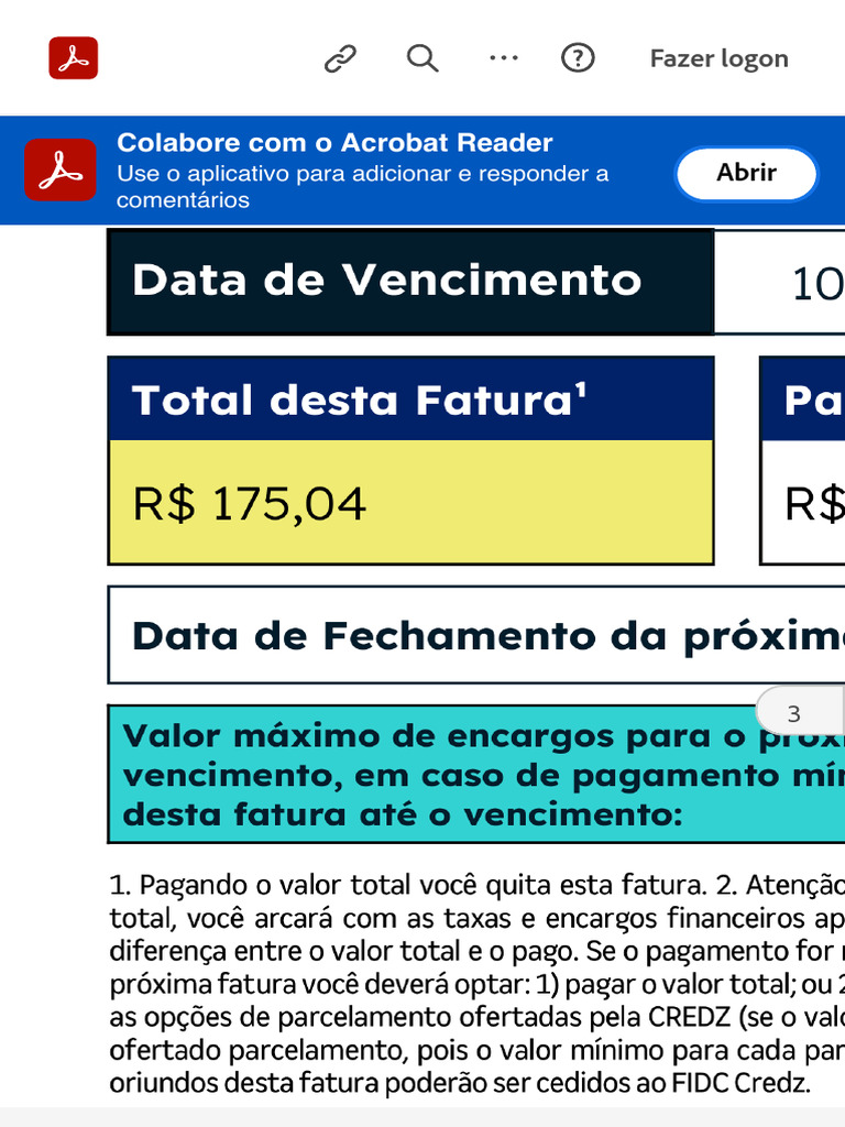 Fatura Nov 2023 (Final 13) .PDF (Review) - Adobe Clo | PDF