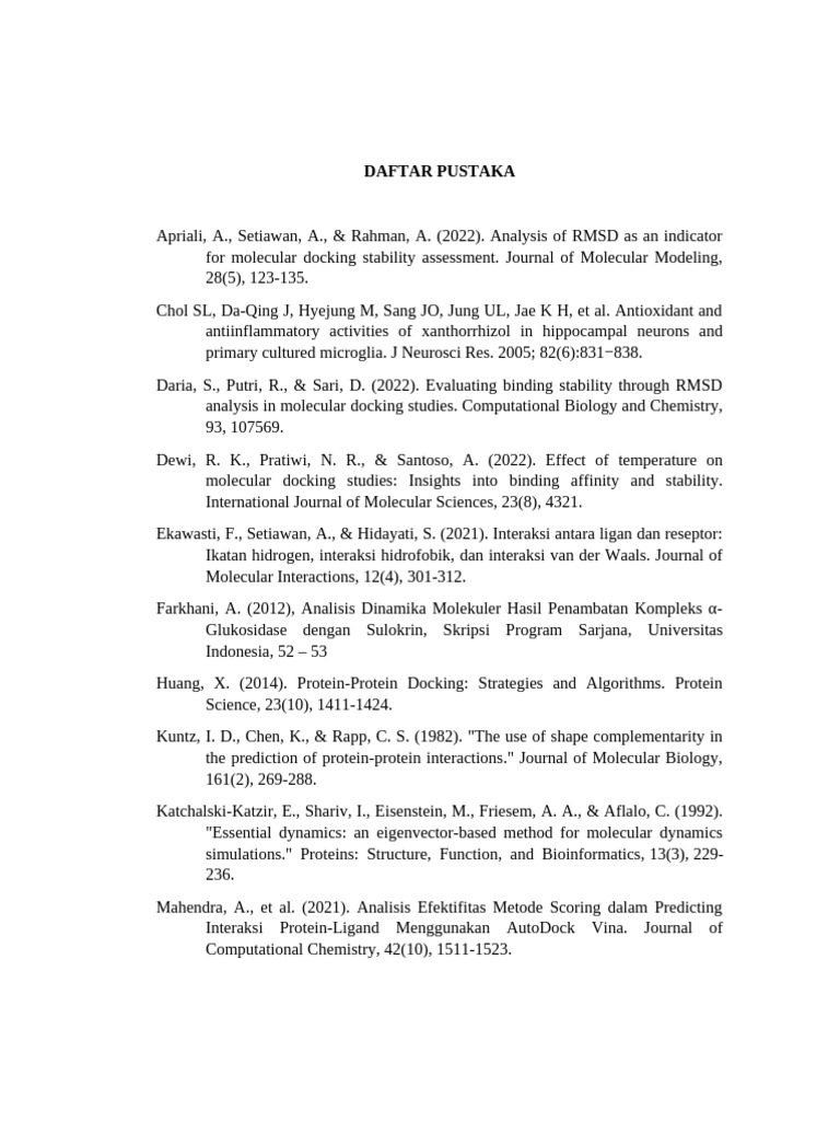 Daftar Pustaka Kimikom | PDF