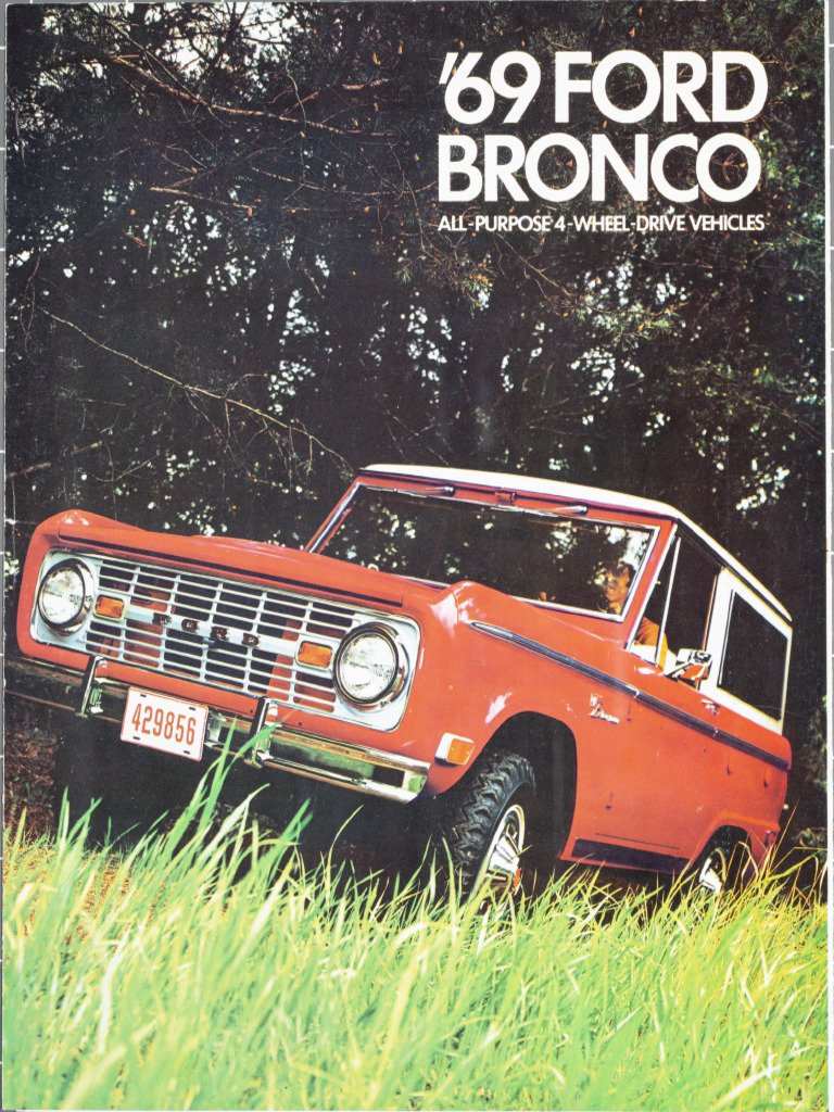 1969 Ford Bronco Brochure | PDF