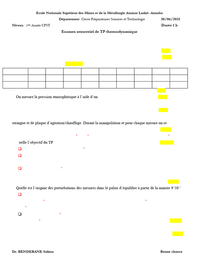 Solution Examen TP | PDF Solution Examen TP | PDF
