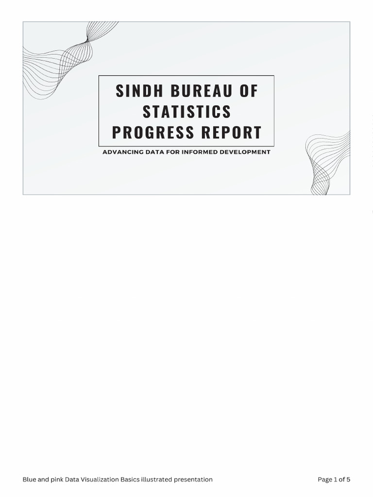 Blue and pink Data Visualization Basics illustrated presentation | PDF