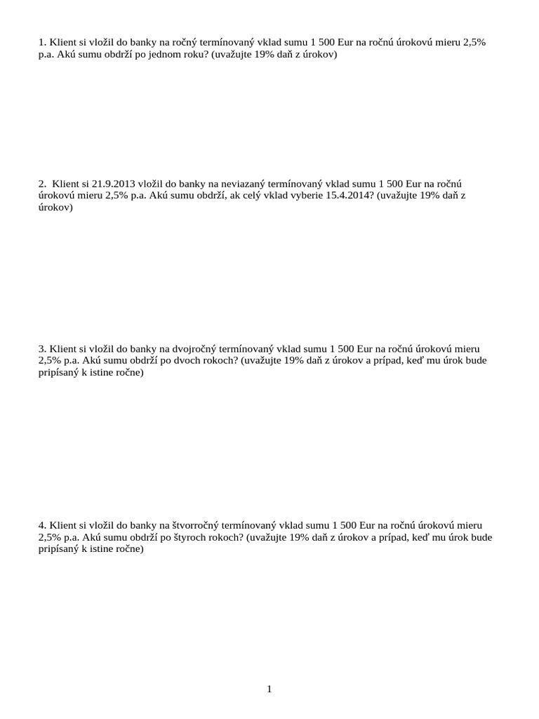 Priklady Fin SPV 2013 | PDF