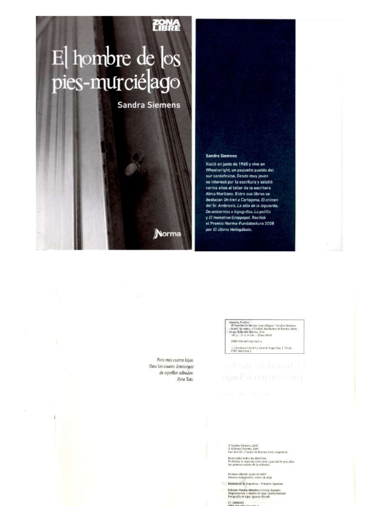 Elhombredelospies Murcilago Sandra Siemens | PDF