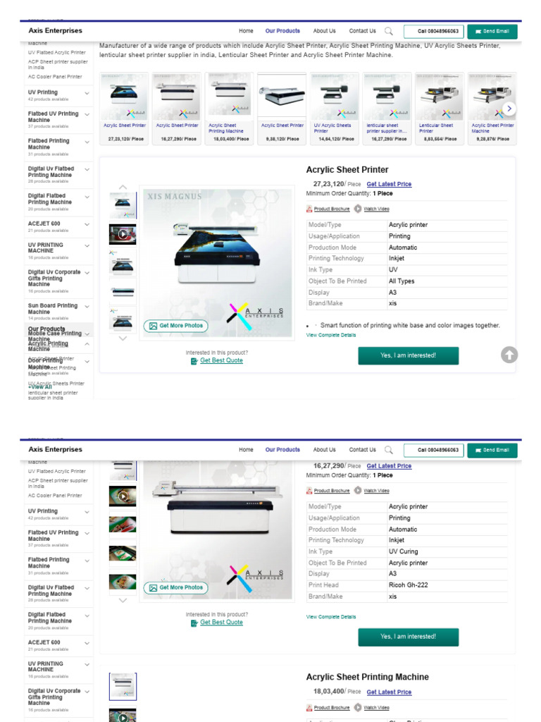 Acrylic Printing Machine - Acrylic Sheet Printer Manufacturer From ...