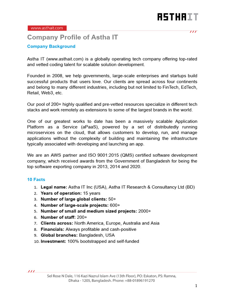 Company Profile AIT | PDF