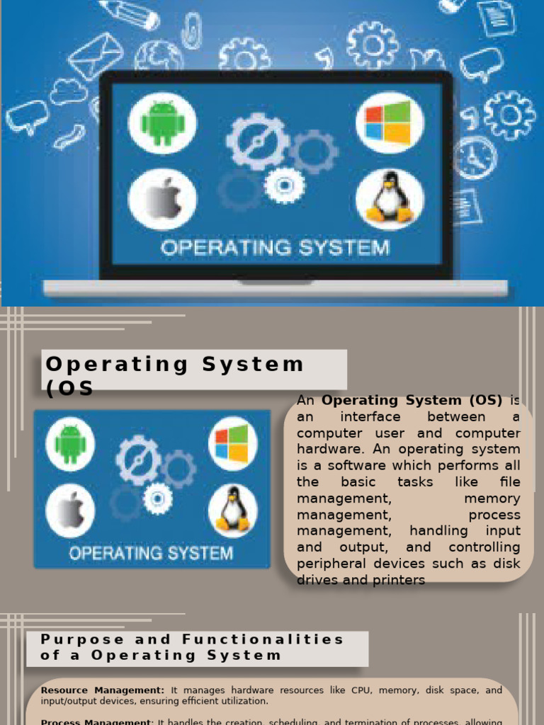 CC101 PPT About OS | PDF | Graphical User Interfaces | Computers