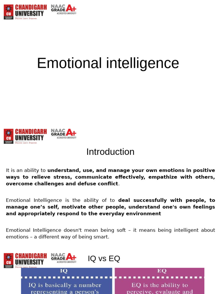 Emotional Intelligence | PDF