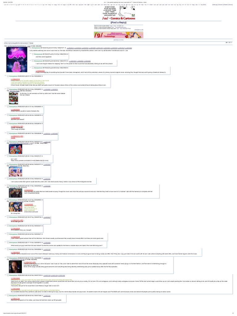 Co - I Only Started Watching Jem Once It Was Reran On T - Comics & Cartoons - 4chan | PDF