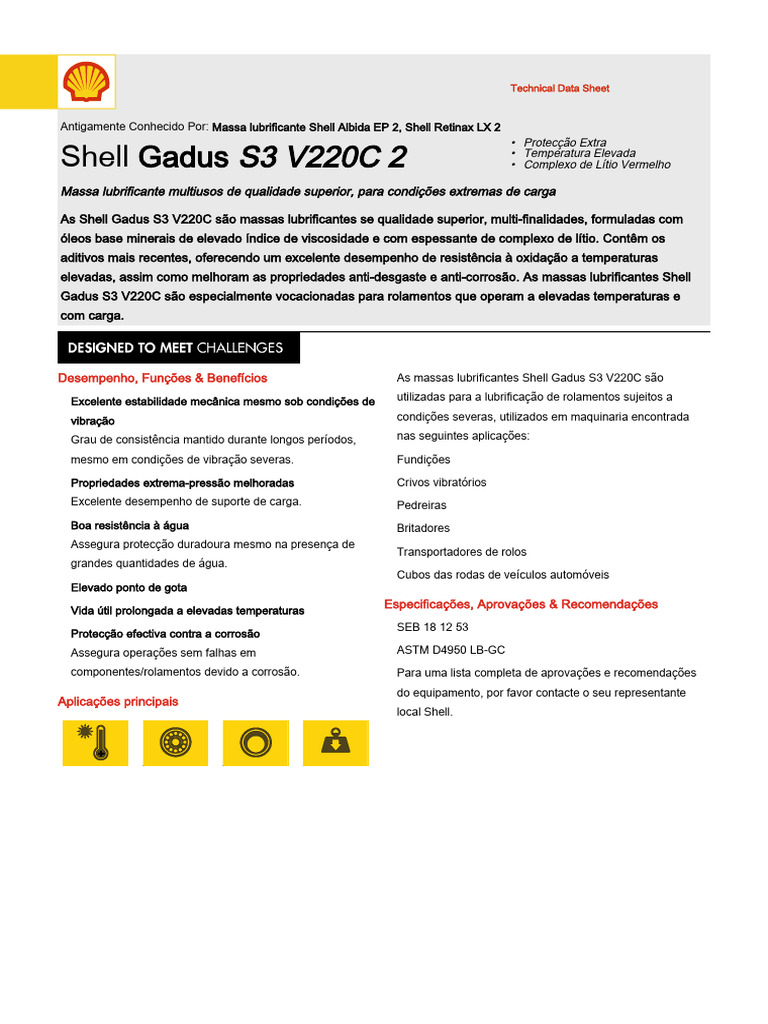 FT - SHELL - Gadus S3 V220C 2 | PDF