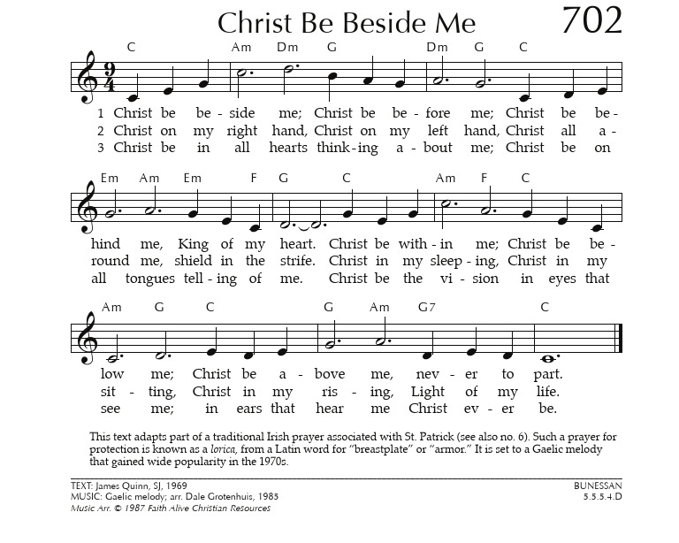 702-Christ Be Beside Me | PDF