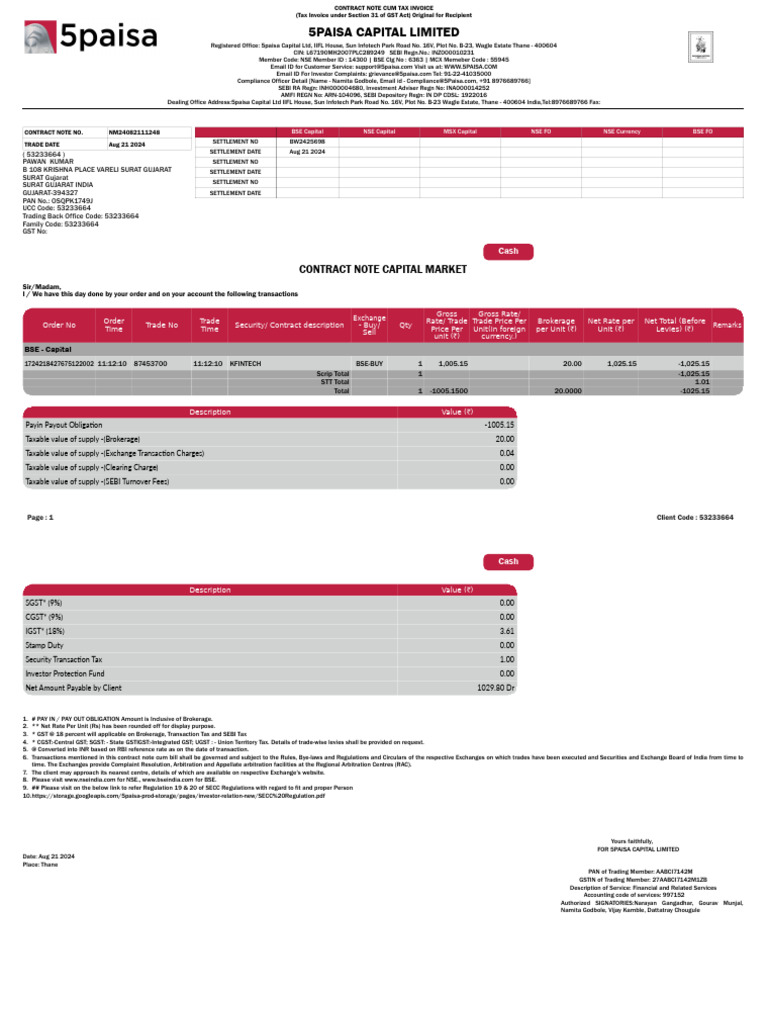 COMM CONTRACT 20240821 53233664 Unlocke | PDF | Taxes | Value Added Tax