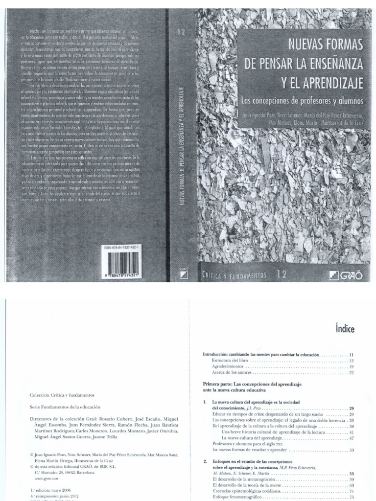 Nuevas Formas de Pensar La Enseñanza y El Aprendizaje | PDF