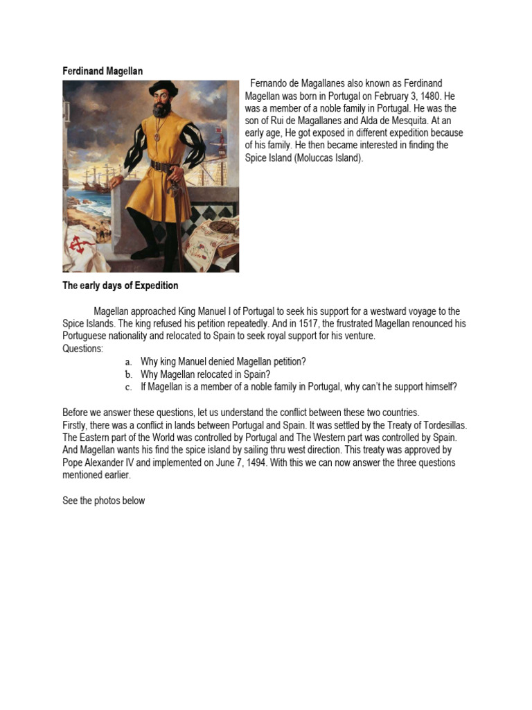 Ferdinand Magellan's Expedition | PDF | Cebu | Age Of Discovery