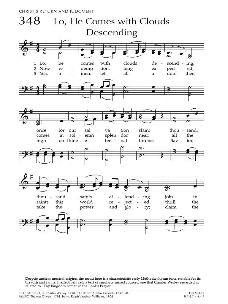 348-Lo He Comes With Clouds Descending | PDF