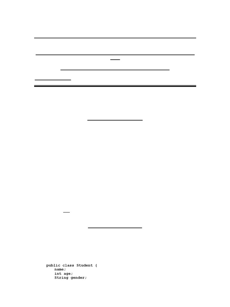 Cit 3203 Object Oriented Programming II | PDF