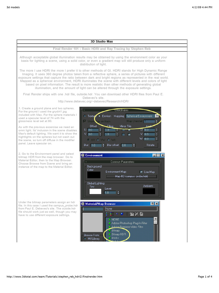 3d models final rendering | PDF