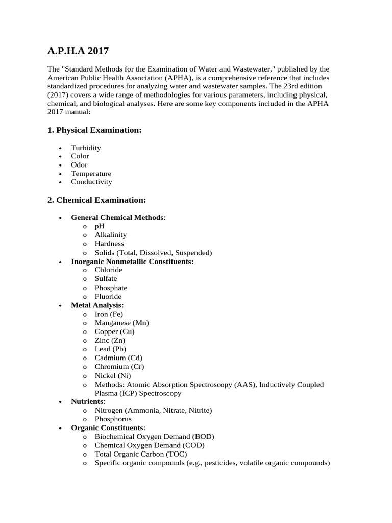 Apha 2017 | PDF