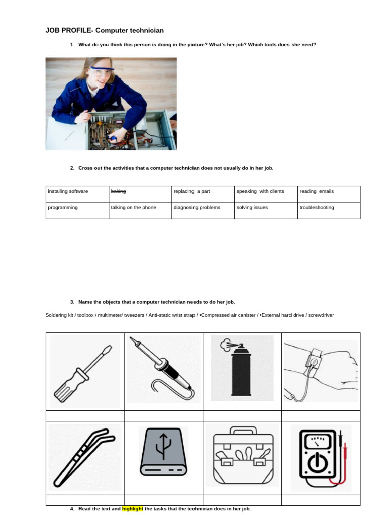 A Computer Technician | PDF