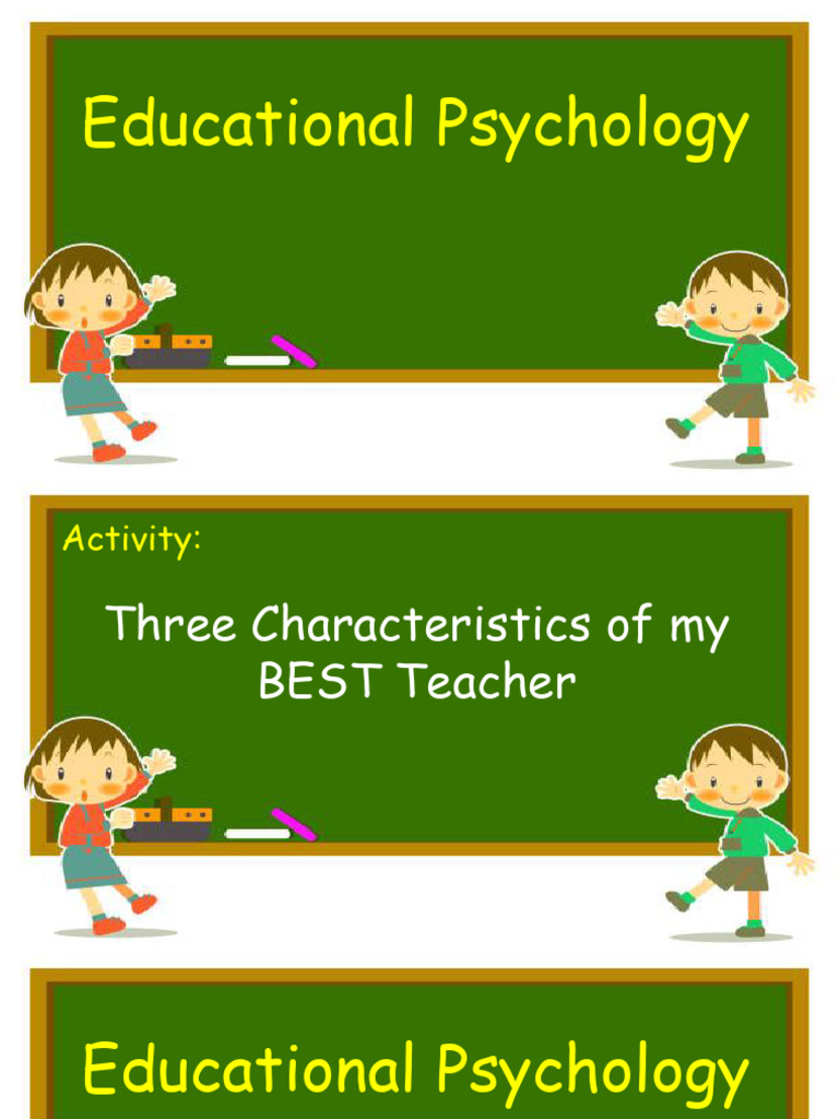 Chapter 1 - Educational Psychology - Tool For Effective Teaching | PDF