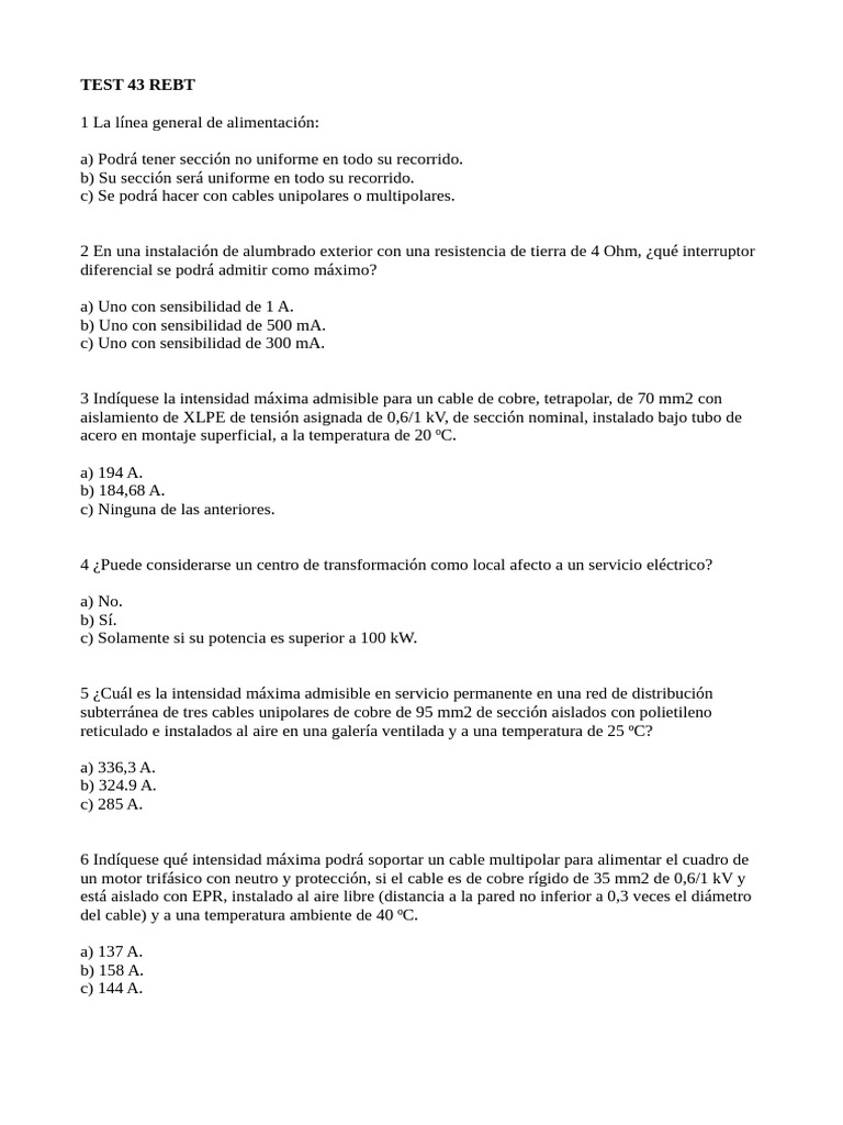 Test 43 Rebt | PDF